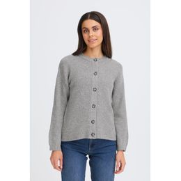 oxmo Strickjacke OXBmmolara in Grau | Gr.: M