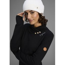 Kangaroos Strickkleid in Schwarz | Gr.: 44-46