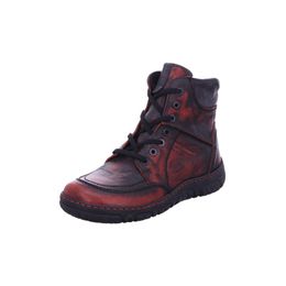 KRISBUT Schnürboot Warmfutter in rot | Gr.: 40