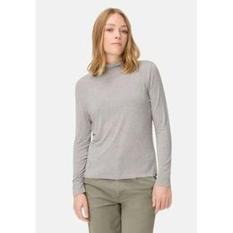 Camel Active Langarmshirt mit Stehkragen in Grau | Gr.: S