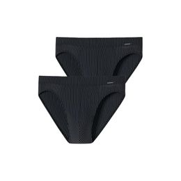 Schiesser Slip Supermini - Pure Micro in Schwarz | Gr.: XL