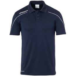 Uhlsport Polo "Stream 22 Polo Shirt" in Blau | Gr.: 152