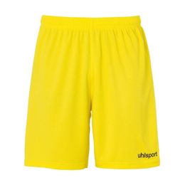 Uhlsport Sportshorts "Center Basic Shorts Ohne Innenslip" in Gelb | Gr.: 128