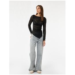 KOTON TSHIRT LS in Schwarz | Gr.: XS