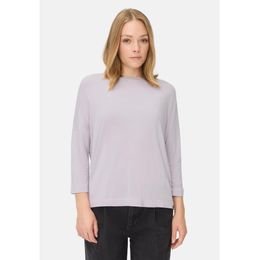 Camel Active Langarmshirt mit Rundhalsausschnitt in Lila | Gr.: XXS