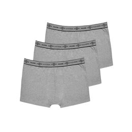 Haasis Bodywear 3er-Set: Pants in graumeliert | Gr.: S