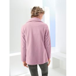 Sieh an! Fleece-Jacke in ros&eacute; | Gr.: 40