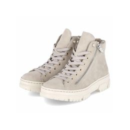 Rieker Schnürstiefel in beige | Gr.: 40