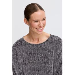 b. young BYSHILOH LS TOP - JERSEY Loose fit in Silver Mix | Gr.: M