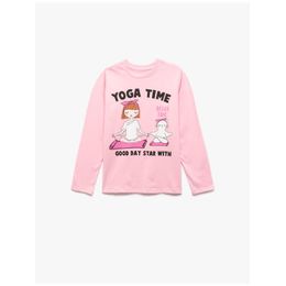 KOTON TSHIRT LS in Rosa | Gr.: 4-6 Jahre
