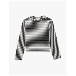 KOTON TSHIRT LS in Schwarz Gestreift | Gr.: 13-14 Jahre