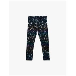 KOTON LEGGINGS in Marineblau Gemustert | Gr.: 4-6 Jahre