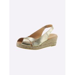 Heine Sandalette in goldfarben | Gr.: 41