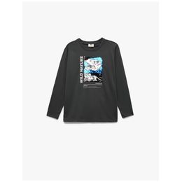 KOTON TSHIRT LS in Anthrazit | Gr.: 4-6 Jahre