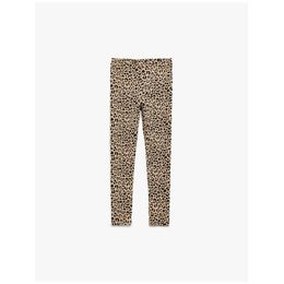 KOTON LEGGINGS in Beige Gemustert | Gr.: 11-12 Jahre