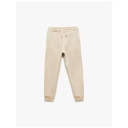 KOTON SWEAT BOTTOMS in Beige | Gr.: 4-6 Jahre