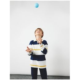 KOTON TSHIRT LS POLO in Ekru Gestreift | Gr.: 11-12 Jahre