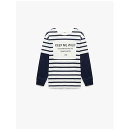 KOTON TSHIRT LS in Ekru Gestreift | Gr.: 4-6 Jahre