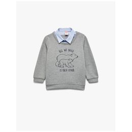 KOTON SWEATSHIRTS in Grau | Gr.: 4-6 Jahre