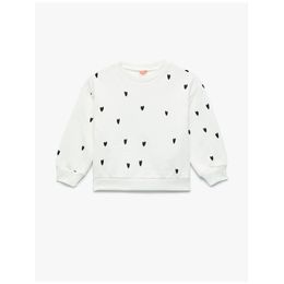 KOTON SWEATSHIRTS in Ekru Gemustert | Gr.: 80/86