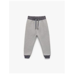 KOTON SWEAT BOTTOMS in Ekru Gestreift | Gr.: 92/98