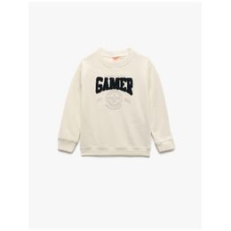 KOTON SWEATSHIRTS in Ekru | Gr.: 3-4 Jahre