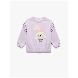 KOTON SWEATSHIRTS in Lila | Gr.: 92/98