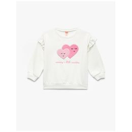 KOTON SWEATSHIRTS in Ekru | Gr.: 86/92