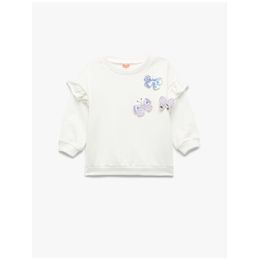KOTON SWEATSHIRTS in Ekru | Gr.: 3-4 Jahre