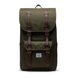 HERSCHEL Rucksack 'Little America ' Herren Größe One Size braun / grün / weiß