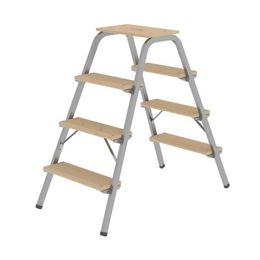 Munk Stahl-Holz-Tritt - 2x4 Stufen