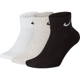 Nike Sportsocken Herren Gr&ouml;&szlig;e 42/46 graumeliert / schwarz / wei&szlig;