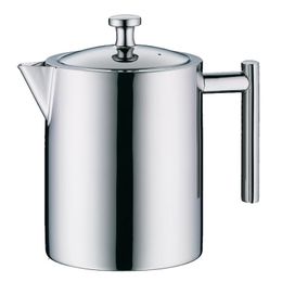 Alfi Teekanne &raquo;TEA POT, Kanne aus Edelstahl&laquo; 1,4 l 1 Stk. tlg. intergrierter Teefilter f&uuml;r losen Tee, festsitzender Deckel Edelstahl