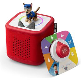tonies Lautsprecher »Toniebox 2 Play Set Paw Patrol Chase« Stereo (Bluetooth NFC WLAN Beleuchtungseffekte Kabellos Sleep Timer Wecker )...