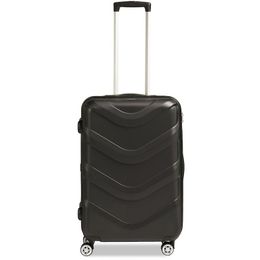 Stratic Hartschalen-Trolley »Arrow 2, 65 cm« 69 l 4 Rollen Reisekoffer Reisegepäck Aufgabegepäck TSA-Zahlenschloss Black