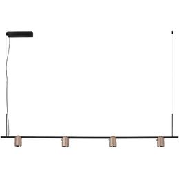 NOVA LUCE Pendelleuchte »SIRMOS« LED-Modul 1 Stk. Warmweiß Schwarz/Mokka