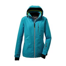 Killtec Skijacke »KSW 228 WMN SKI JCKT« Wasserdichte Funktionsjacke mit abnehmbarer Kapuze und Schneefang türkis 40 40 Funktionsjacke mit...