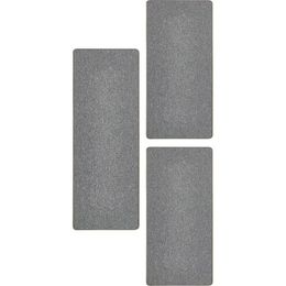 ANDIAMO Bettumrandung &raquo;Luton, Made in Germany&laquo; H&ouml;he 5 mm 3 Stk. tlg. Bettvorleger, L&auml;ufer-Set f&uuml;r das Schlafzimmer, melierte Optik anthrazit...