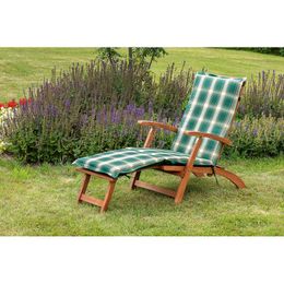 Merxx Gartensessel »Deckchair« Set, 1x Sessel, 1x Auflage, 2 Stk. tlg. inkl. Wendeauflage braun
