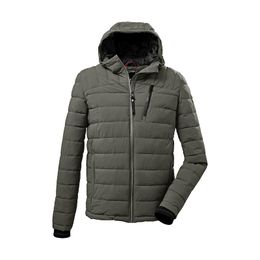 Killtec Steppjacke »KOW 118 MN QLTD JCKT« Wasserabweisende, atmungsaktive Jacke mit recycelten Materialien olivgrün M M Gesteppte Jacke mit Kapuze