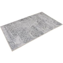 Wecon Home Badematte &raquo;Louis&laquo; H&ouml;he 6 mm rutschhemmend beschichtet fu&szlig;bodenheizungsgeeignet strapazierf&auml;hig Vintage Orient Stil, Badezimmerteppich, 