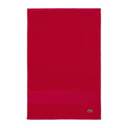 Lacoste G&auml;stehandtuch &raquo;LLECROCO&laquo; mit Label-Applikationen rouge Obermaterial: 100% Baumwolle B/L: 40 cmx60 cm