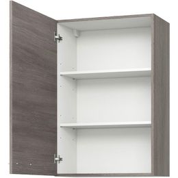 KOCHSTATION H&auml;ngeschrank &raquo;KS-Trea O60-90&laquo; inklusive zwei Einlegeb&ouml;den, Breite 60 cm, H&ouml;he 90 cm grau