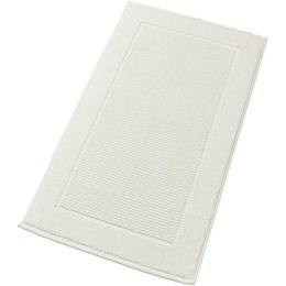 Christy Badematte &raquo;Supreme&laquo; H&ouml;he 7 mm fu&szlig;bodenheizungsgeeignet Premium Badematte in Luxusqualit&auml;t 1000g/m&sup2;, 50 x 90, 2er Set beige Baumwolle