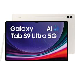 Samsung Tablet »Galaxy Tab S9 Ultra 5G« (36, 99 cm / 14, 6 ′′) Android 512 GB WQXGA+ 5G AI-Funktionen) beige Dolby Atmos