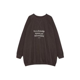 MOSHI MOSHI MIND Rundhalspullover »Pullover November« dark brown onesize onesize Weich und warm