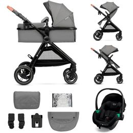 Kinderkraft Kombi-Kinderwagen »ESME 3IN1« 25 kg inkl. Babyschale MINK PRO 2 i-Size (40–87 cm) grau