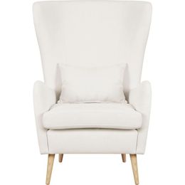 Home Affaire Sessel &raquo;Sallito, Ohrensessel, TV-Sessel&laquo; f&uuml;r Wohnzimmer, auch in Samtcord beige Struktur Hahnentritt (67% Polypropylen, 33% Polyester);