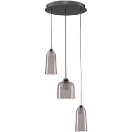 NOVA LUCE Pendelleuchte »DIONE« LED-Modul 1 Stk. Warmweiß Schwarz