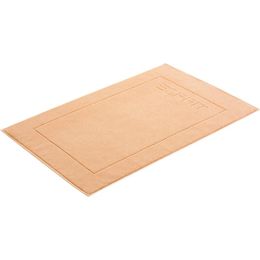 Esprit Badematte &raquo;Solid&laquo; H&ouml;he 10 mm fu&szlig;bodenheizungsgeeignet apricot Obermaterial: 100% Baumwolle rechteckig (60 cm x 90 cm )
